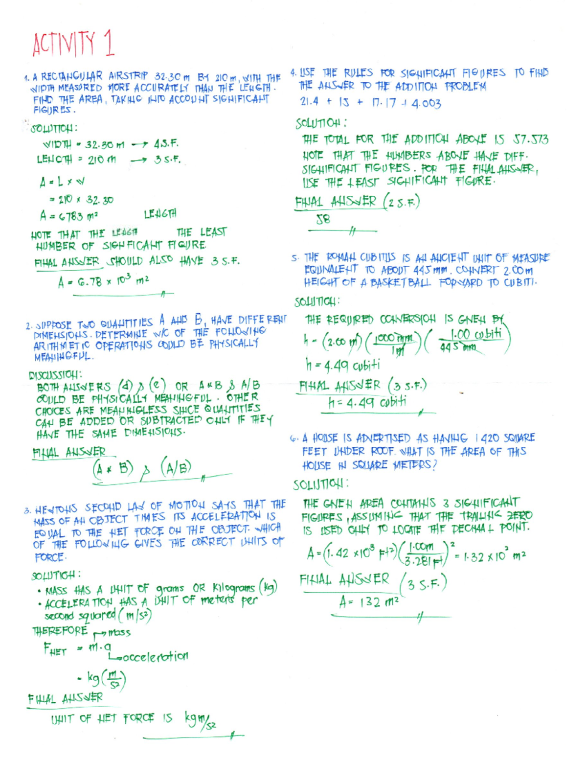 Activity 1 - Practice problems - Engineering- (Electrical) - Studocu