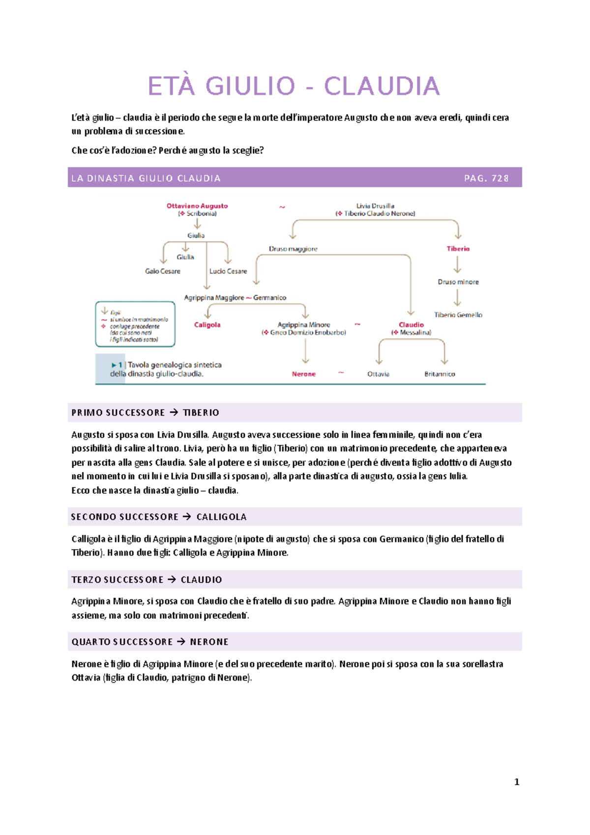 L'età giulio-claudia e seneca - ETÀ GIULIO - CLAUDIA L’età giulio ...