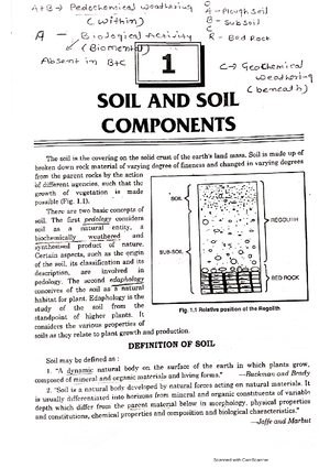Soil Science Practical Manual - Fundamentals of Soil Science - Studocu