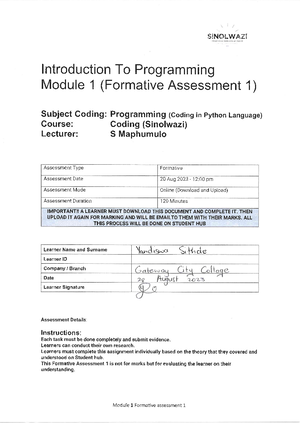 14910 Learner Po E Guide - Summative - Practical Task Apply the ...