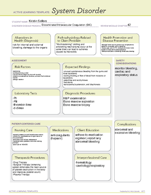 Blood Transfusion - ACTIVE LEARNING TEMPLATES THERAPEUTIC PROCEDURE A ...