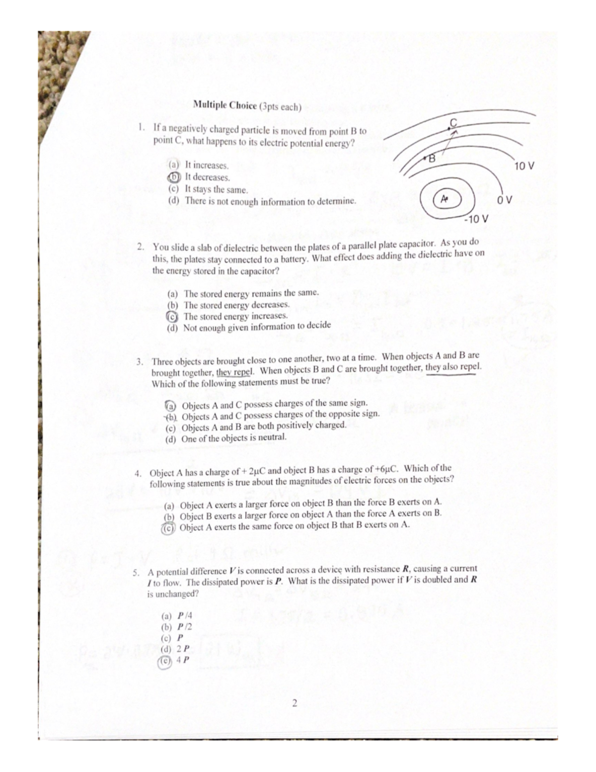 Exam 1 PHYS 012 - Exam 1 PHYS 012 Professor Jason Pepe - Multiple ...