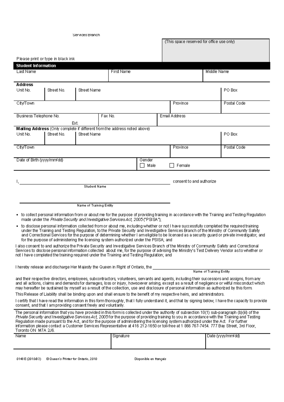 Consent form(4) (1) - Law form - 0148E (2010/03) © Queen's Printer for ...