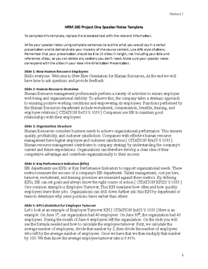 Module Four SWOT Analysis - HRM 200-H7034 - SNHU - Studocu