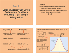 Sampling - statistika - Distribusi dari Sampling Pengenalan ke Uji ...