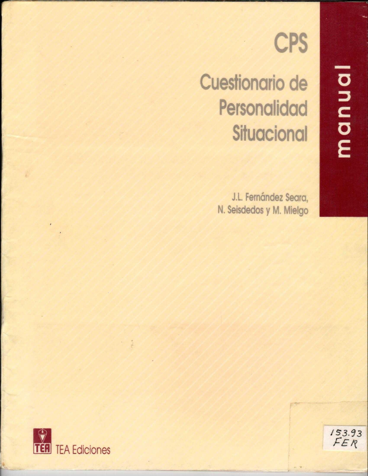 CPS - Manual - Orientación Profesional - Studocu