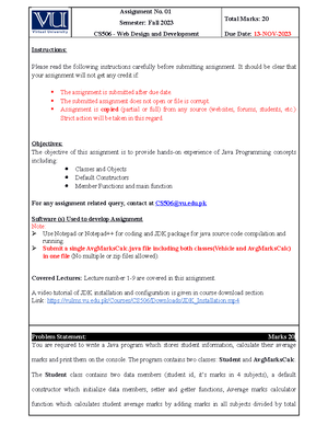CS304 Solved MCQs Final TERM BY Junaid - CS304-OOP (Solved Macq’s) LECTURE FROM (23 to 45) - Studocu