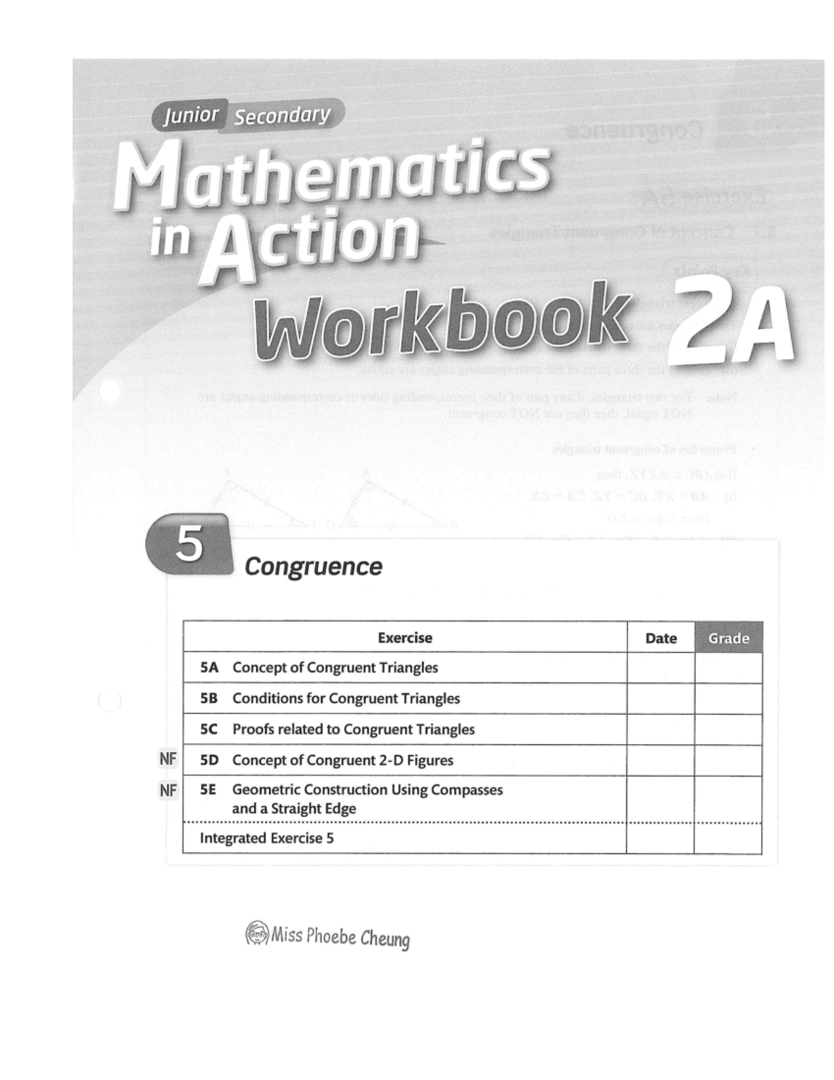 Mathematics action work book ch.5 ans - Junior Secondary Mathematics in Action Workbook 2A 715 ...