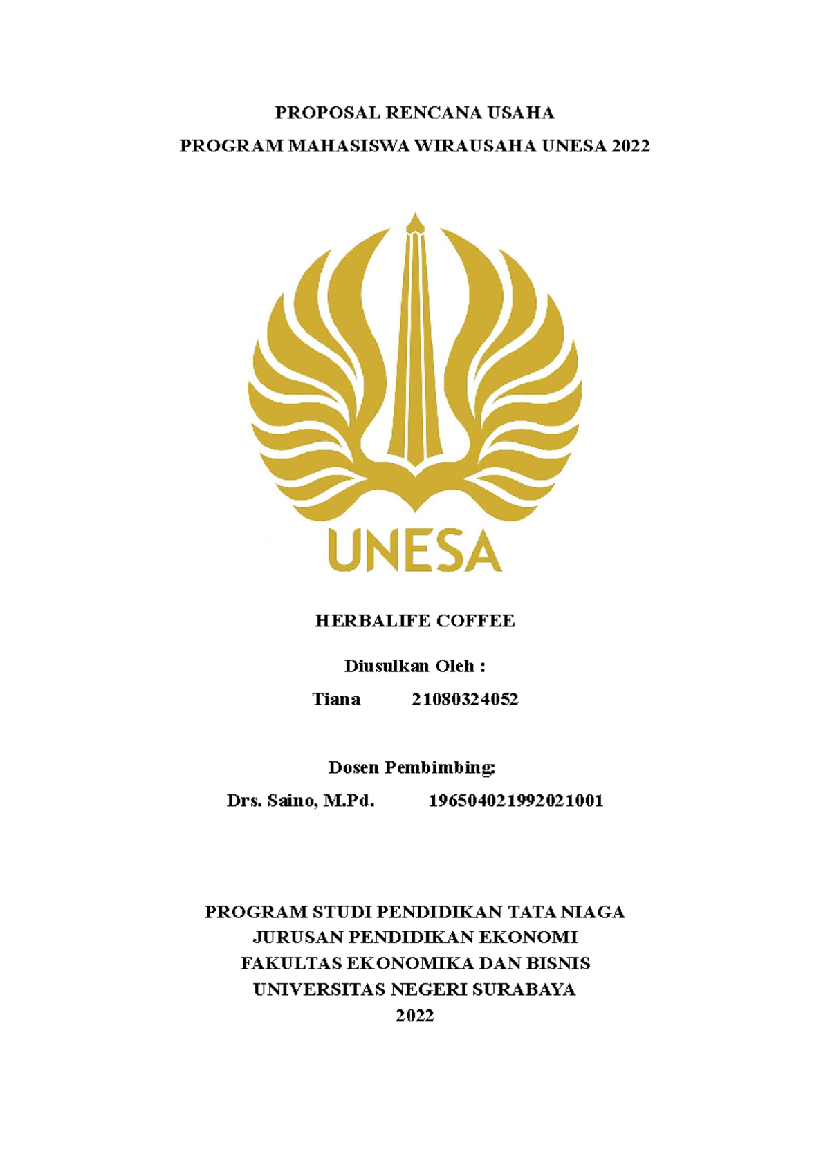 swot analisis produk - PROPOSAL RENCANA USAHA PROGRAM MAHASISWA ...