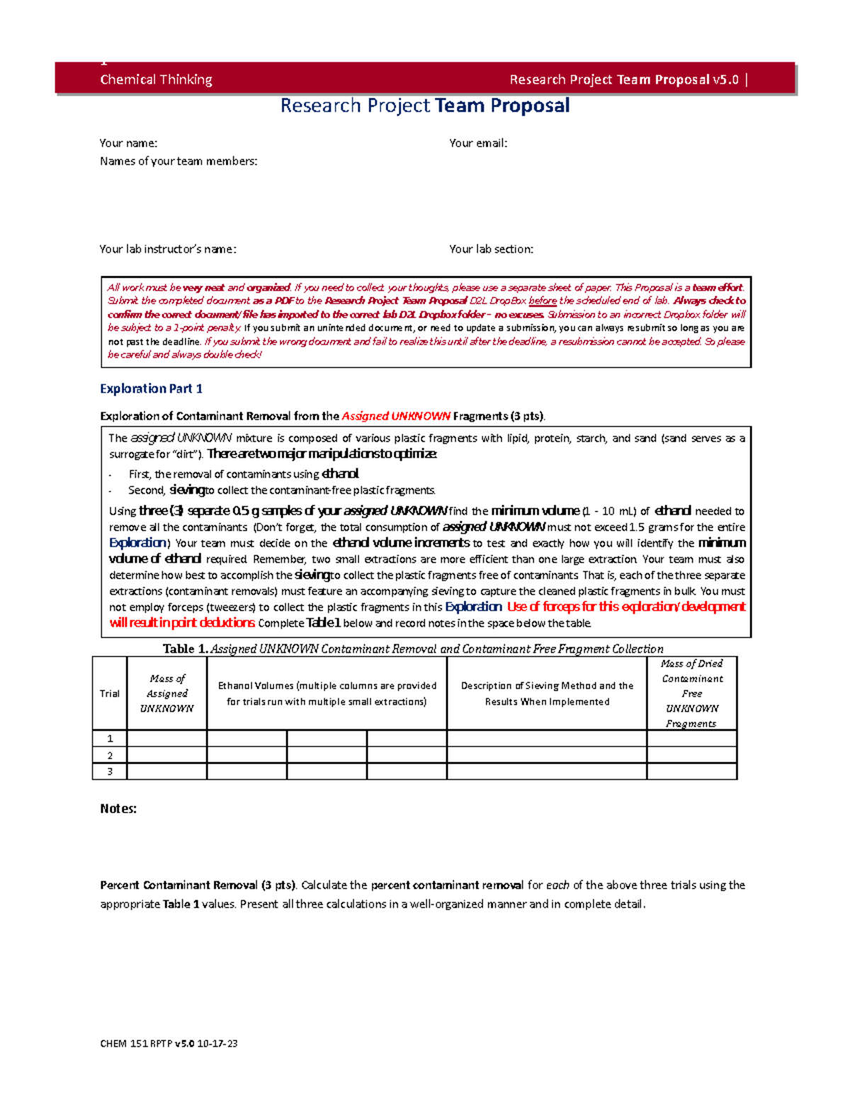 Research Project Team Proposal v5 - If you need to collect your ...