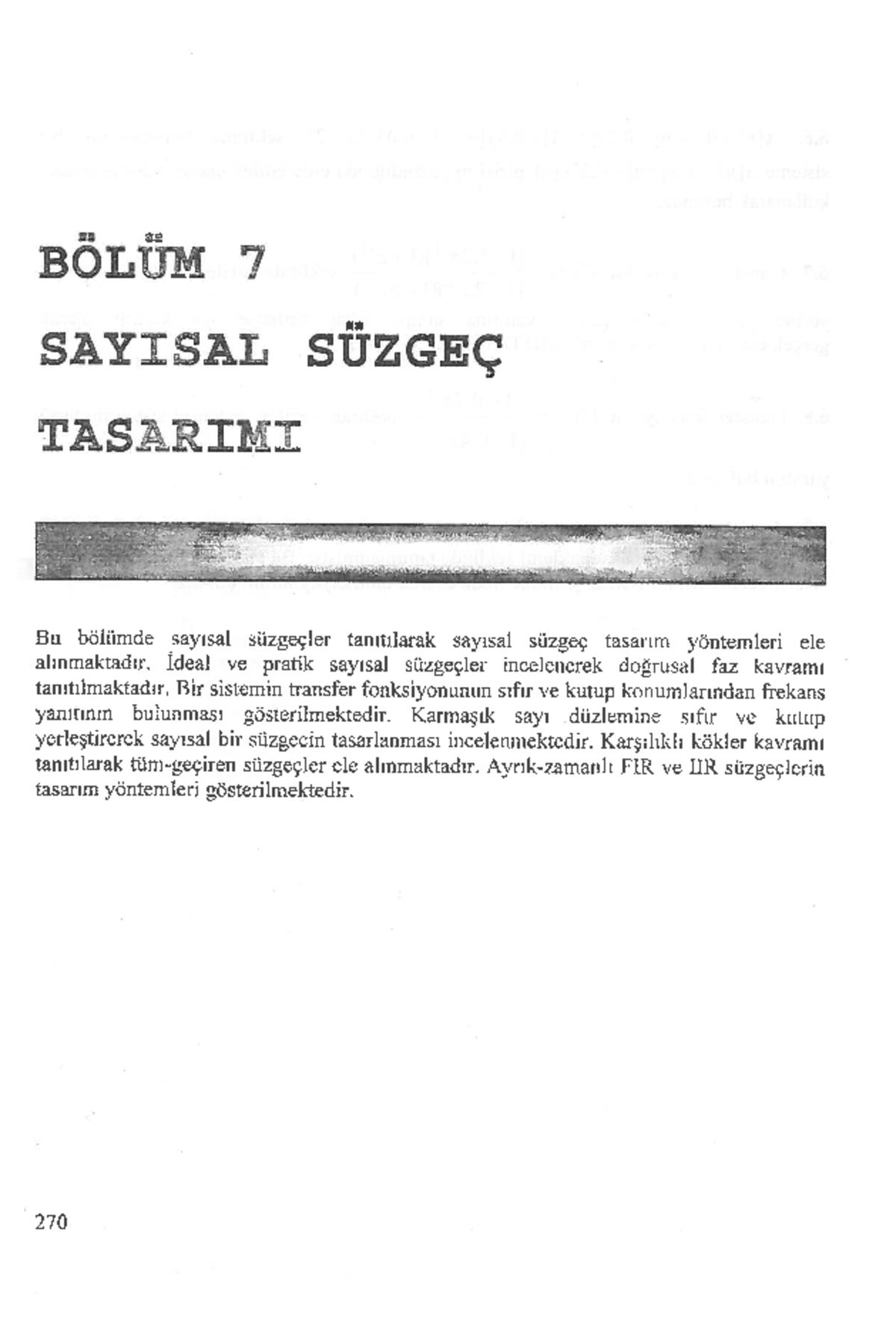 Digital filter design lecture notes - Elektrik Elektronik Mühendisliği ...