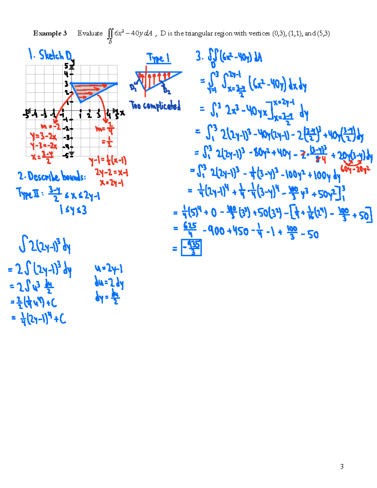 Switching order of integration - MATH 11 - SMC - StuDocu