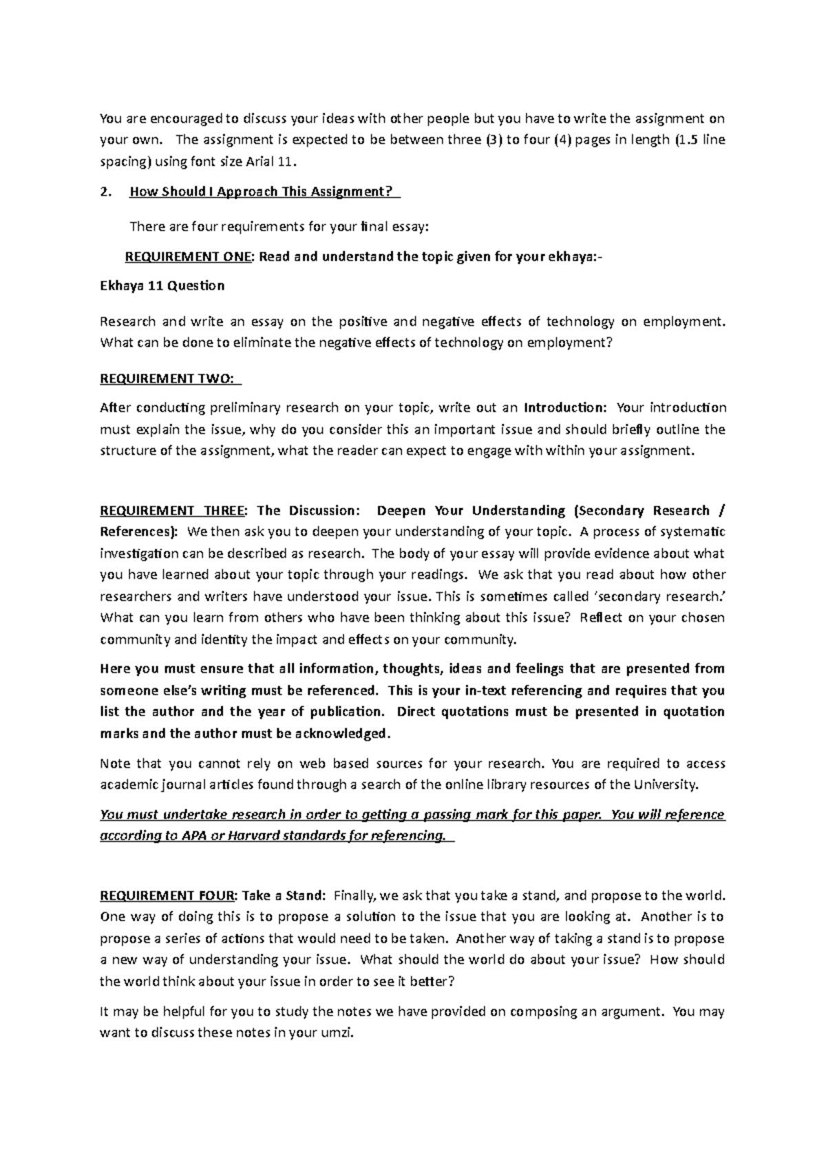 LKA assignment - You are encouraged to discuss your ideas with other ...