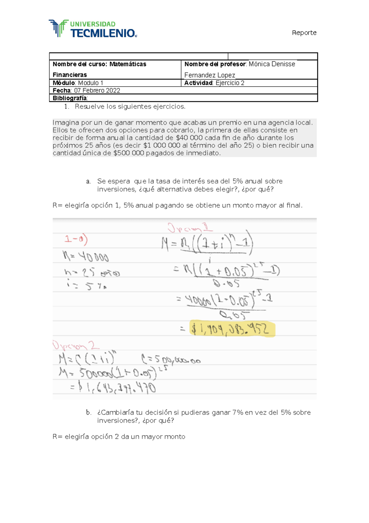 Ejercicio 2Ejercicio 2Ejercicio 2Ejercicio 2Ejercicio 2 - Nombre del ...