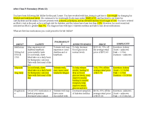After class P week 11 - Pharmacology formulary - After-Class P ...