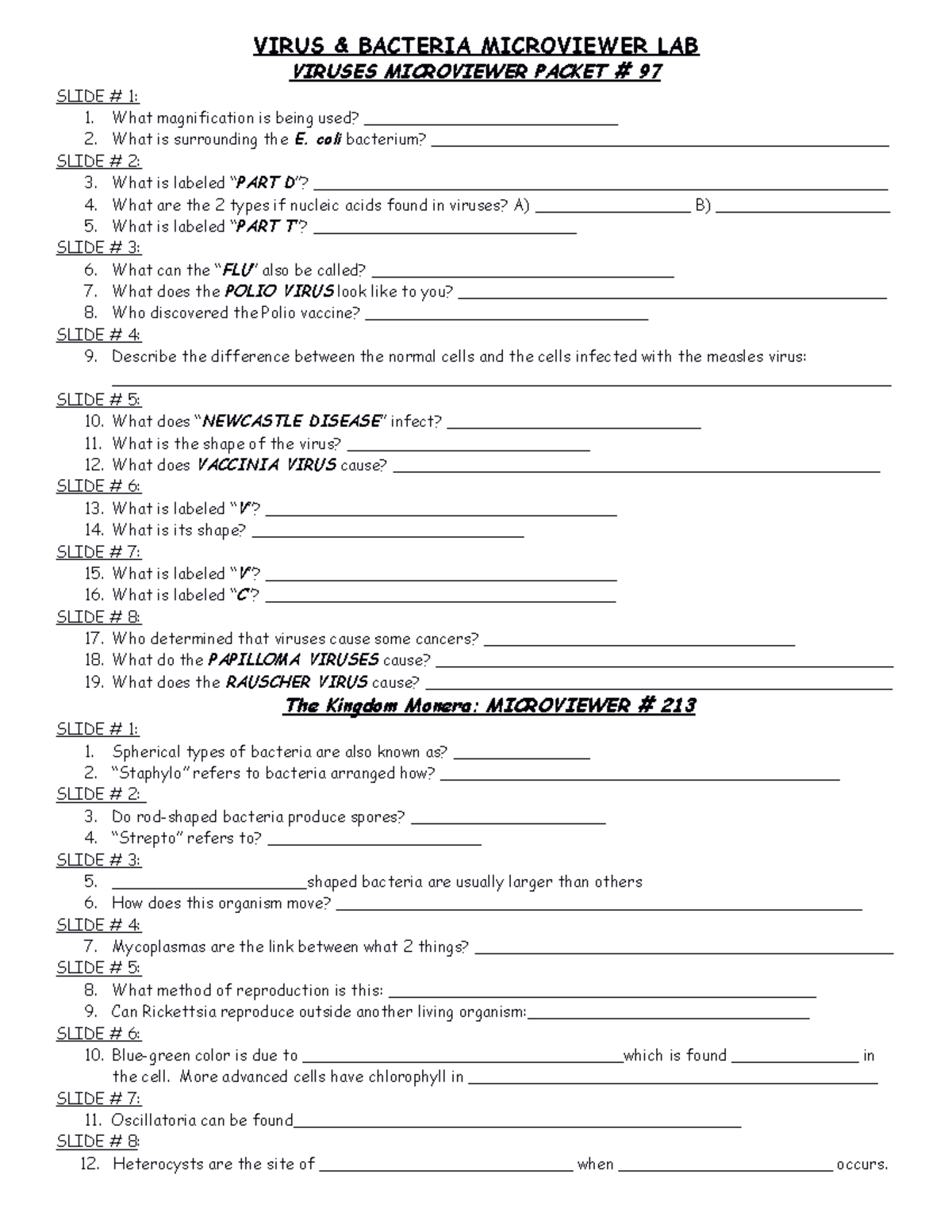 Virusbacteriamicroviewer-updated 2 - VIRUS & BACTERIA MICROVIEWER LAB ...