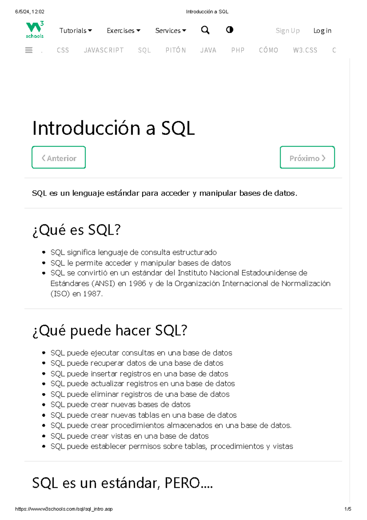 rrrrrrrrrrrrrrrrrrrrrrrrrrrrrrr - Anterior Próximo Introducción a SQL ...