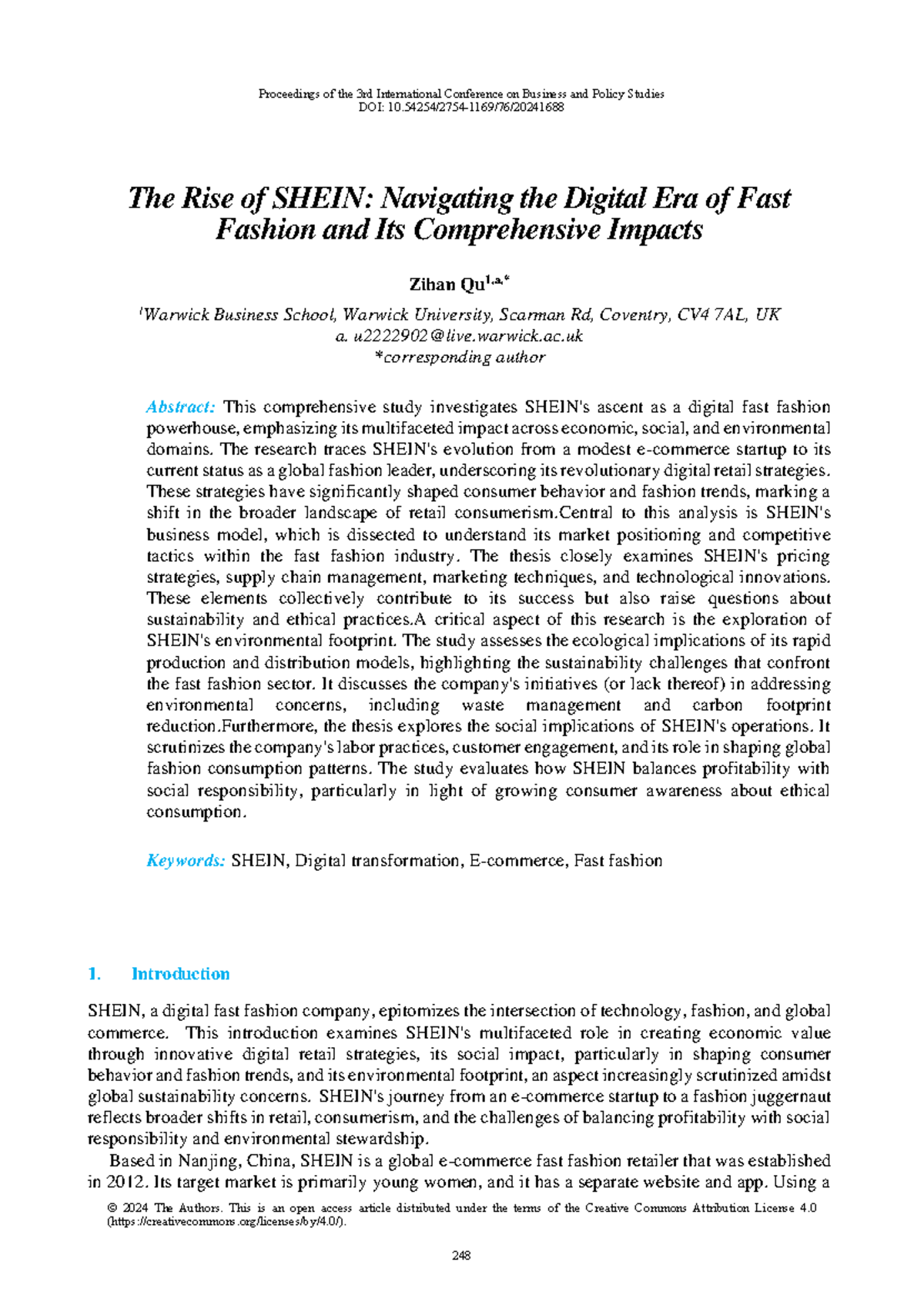 The Rise of Shein Navigating the Digital Era of Fa - The Rise of SHEIN ...