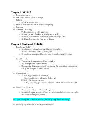 Chapter 7 - Lecture 7 in-class notes - Chapter 7: Acids and Bases Part ...