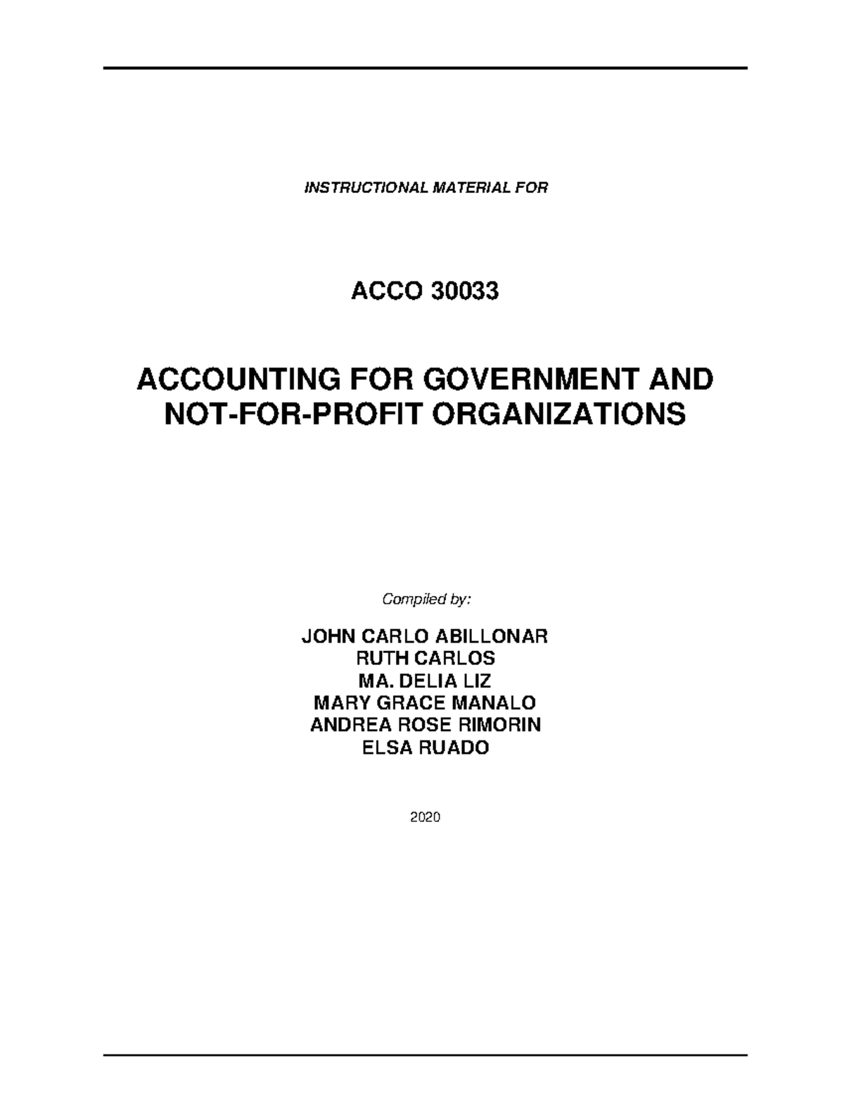 introduction to Government auditing - Business Taxation - PUP - Studocu