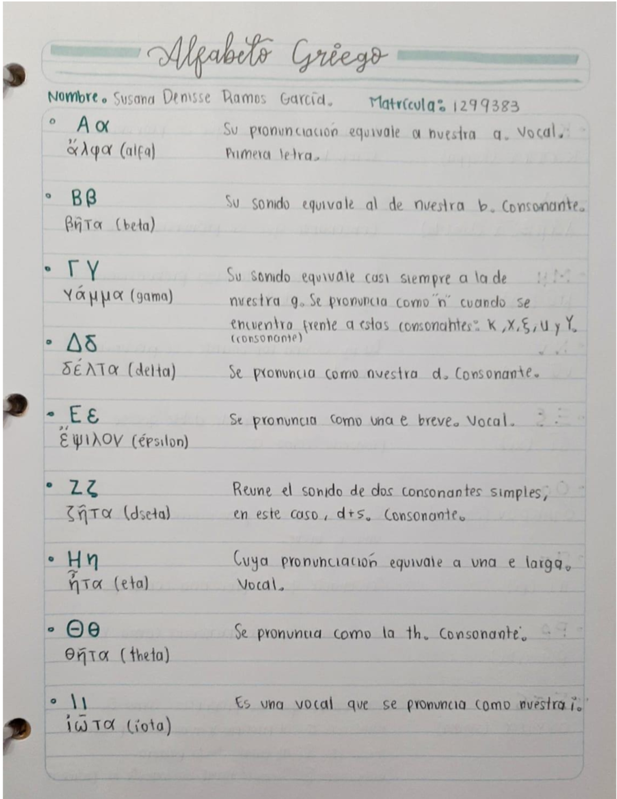 Alfabeto griego 1 - Anatomía - Studocu