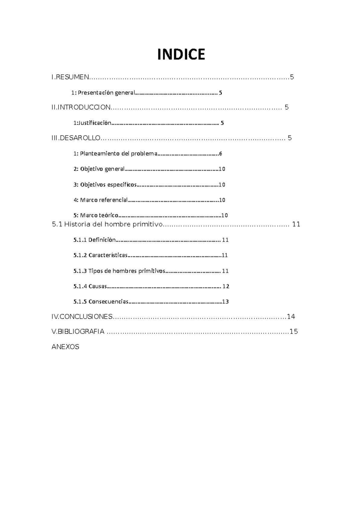 Indice - INDICE - Studocu
