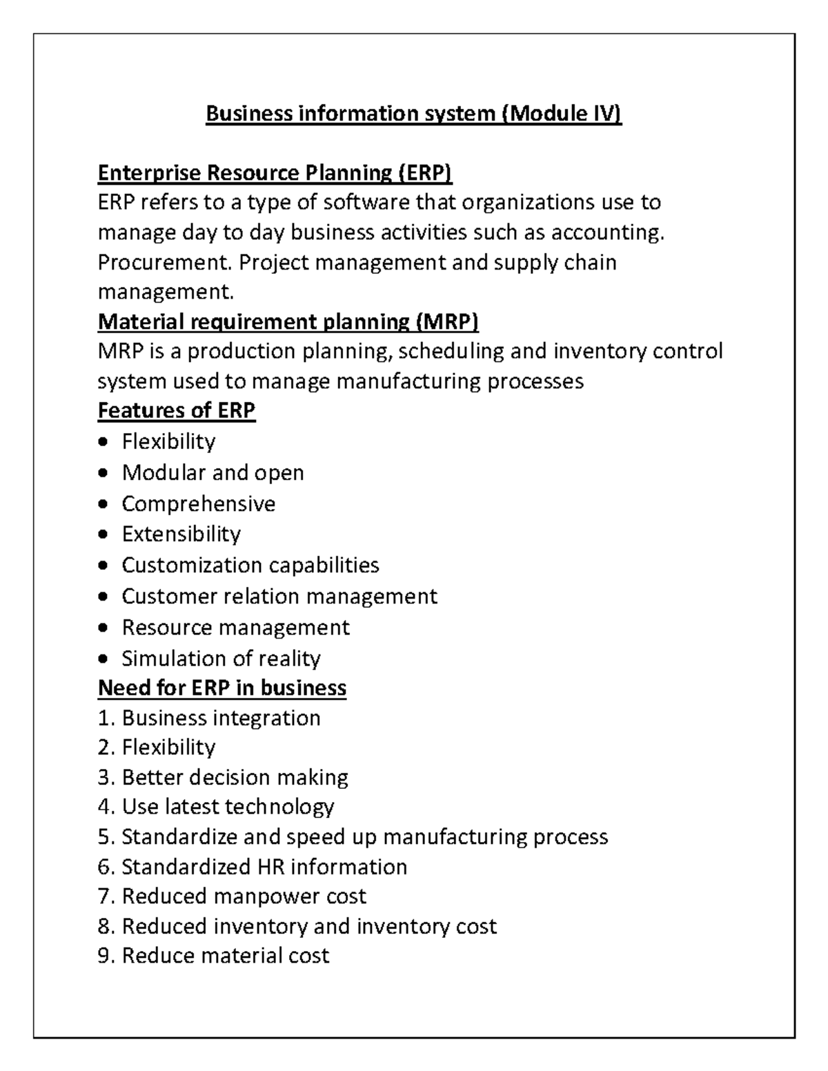 4 5780870841902304991 - Business information system (Module IV ...