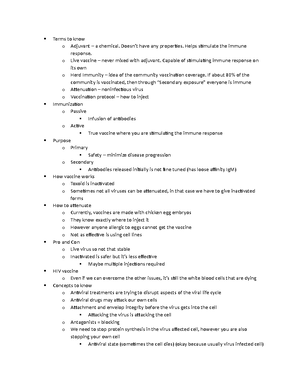 Lesson 3 - notes - Terms to know o Preformed toxin – o Super antigens ...