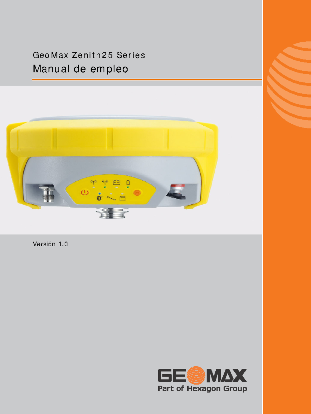 Geo Max Zenith 25 UM V1 - Manual - GeoMax Zenith25 Series Manual de ...