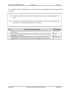 RMCT Assignment - research method - INDIVIDUAL ASSIGNMENT TECHNOLOGY PARK MALAYSIA CT098-3-2 ...