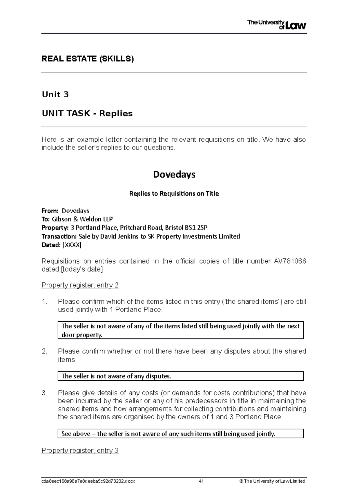 2223 re u03 ce02 engage task01 exemplar requesitions and replies - REAL ...