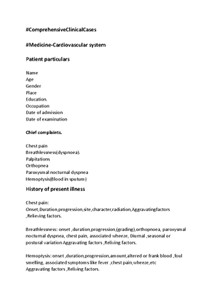 CNS CASE Proforma-1 - Practical format - CNS CASE PROFORMA NAME AGE SEX ...