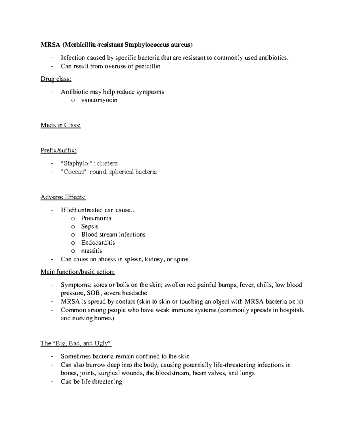 MRSA - MRSA study guide - MRSA (Methicillin-resistant Staphylococcus ...