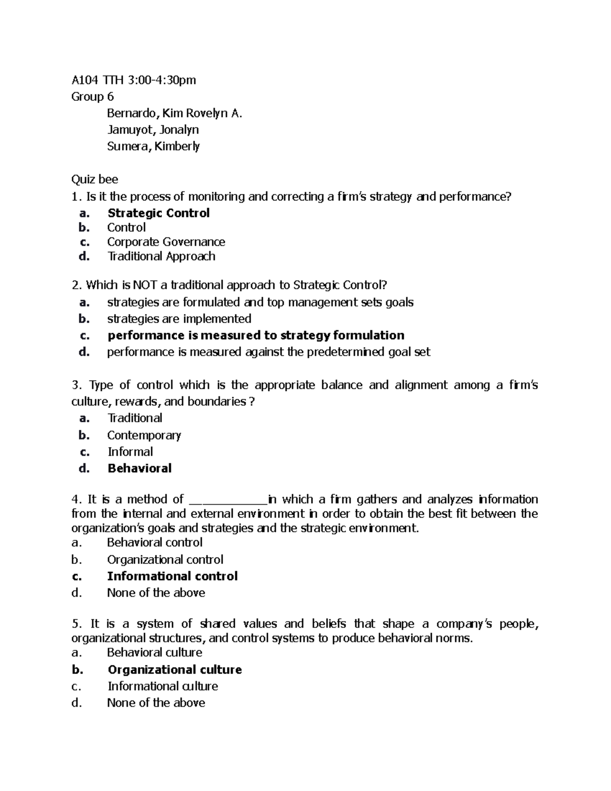 A104-Group-6 - lecture materials - A104 TTH 3:00-4:30pm Group 6 ...