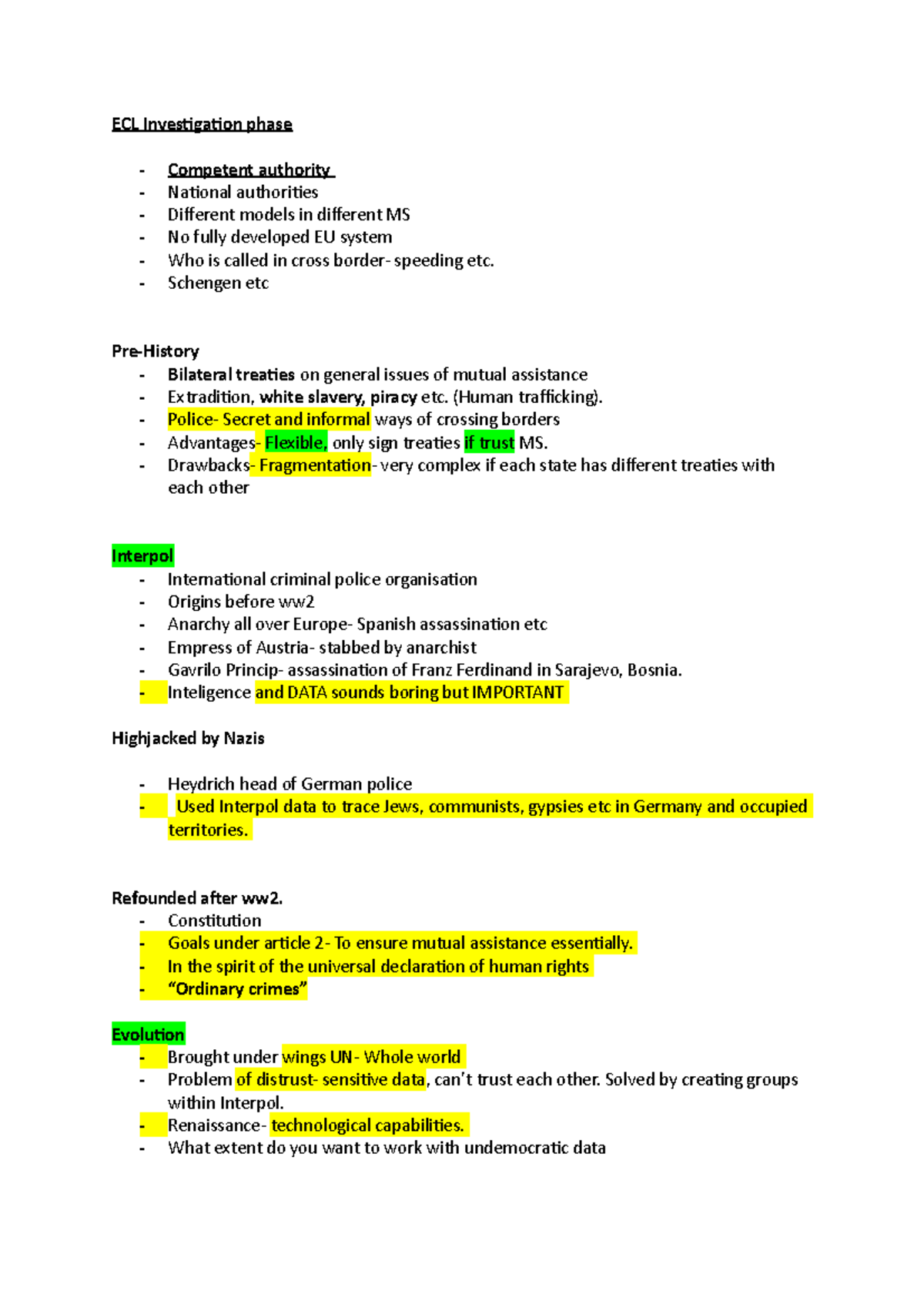 ECL Investigation phase - ECL Investigation phase Competent authority ...