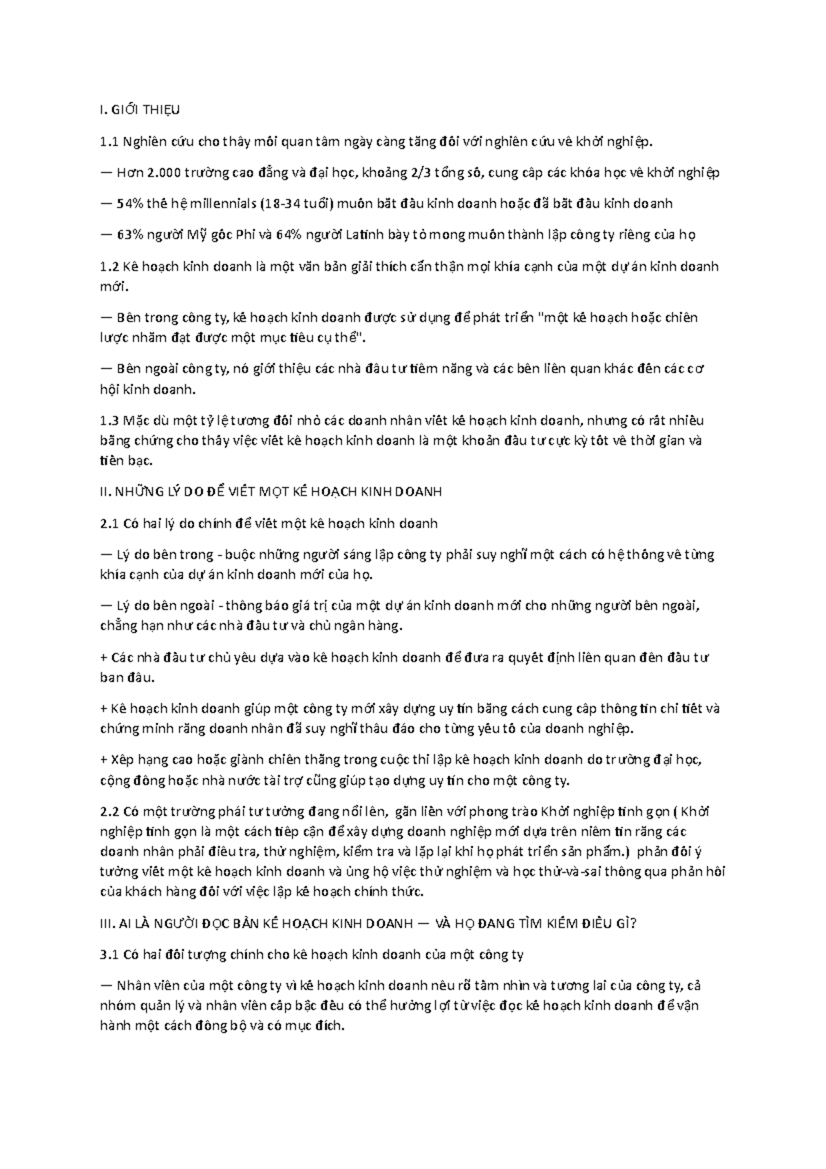 Chapter 1 Tiếng Việt - I. GI ỚI THI U Ệ 1 Nghiên c u cho thấấy mốấi quan tấm ngày càng tăng đốấi ...