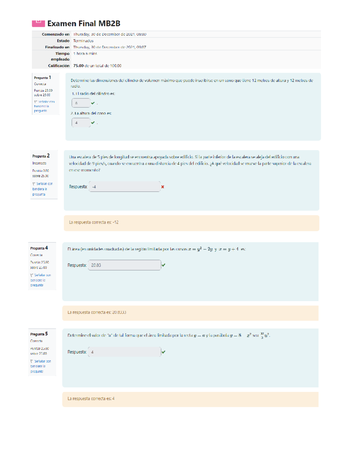 Examen final mb2 - Matemática Básica 2 - Studocu