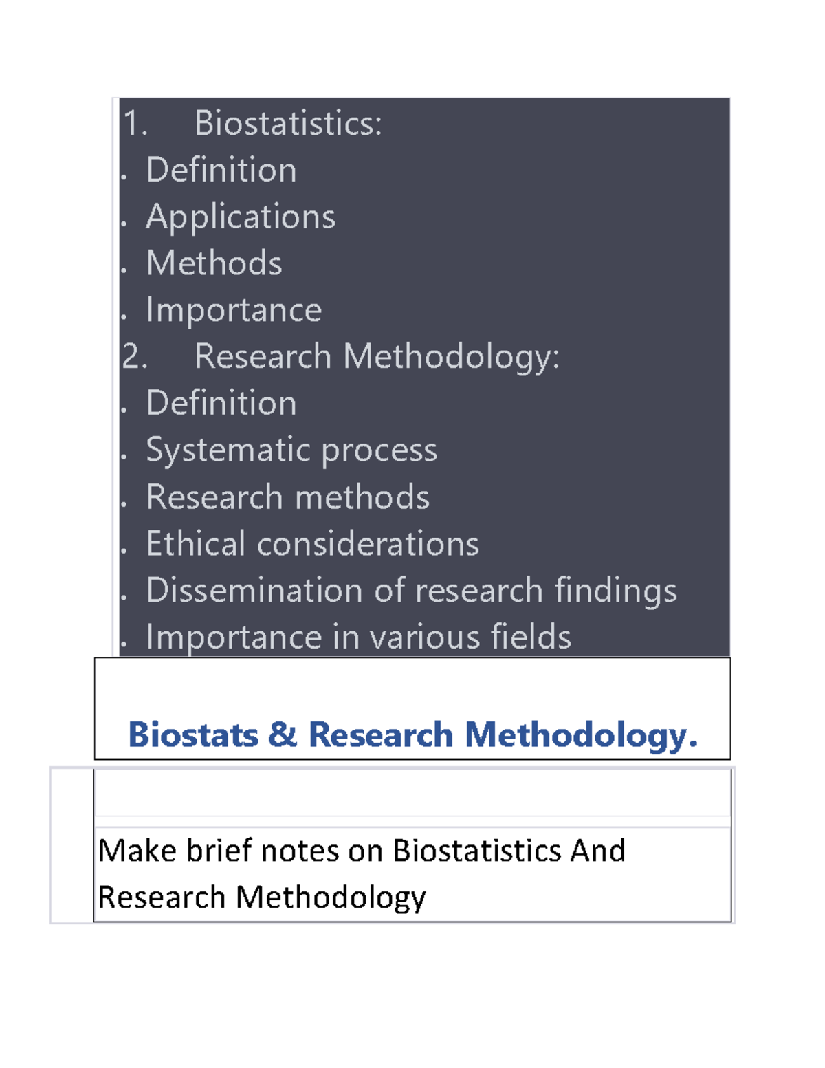 Biostats 1-3 - 1. Biostatistics: Definition Applications Methods ...