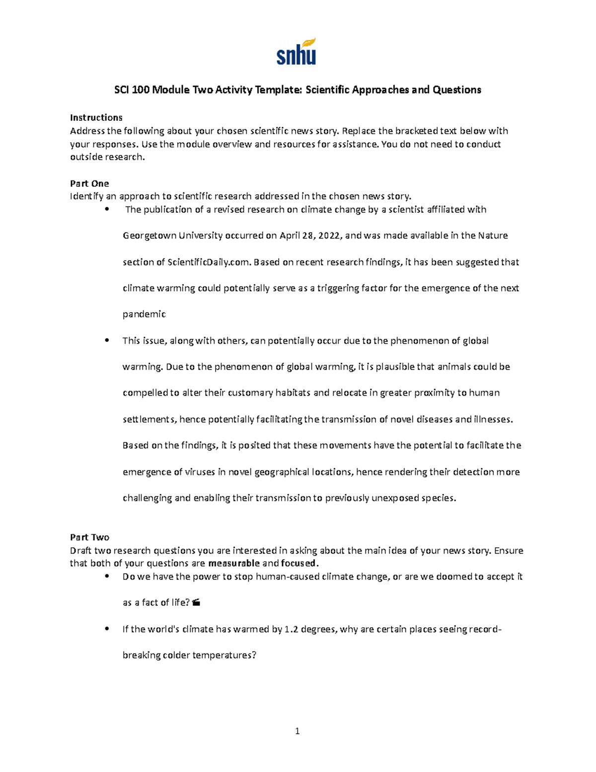 Natural-science 100 2-2 Activity Template - SCI 100 Module Two Activity ...
