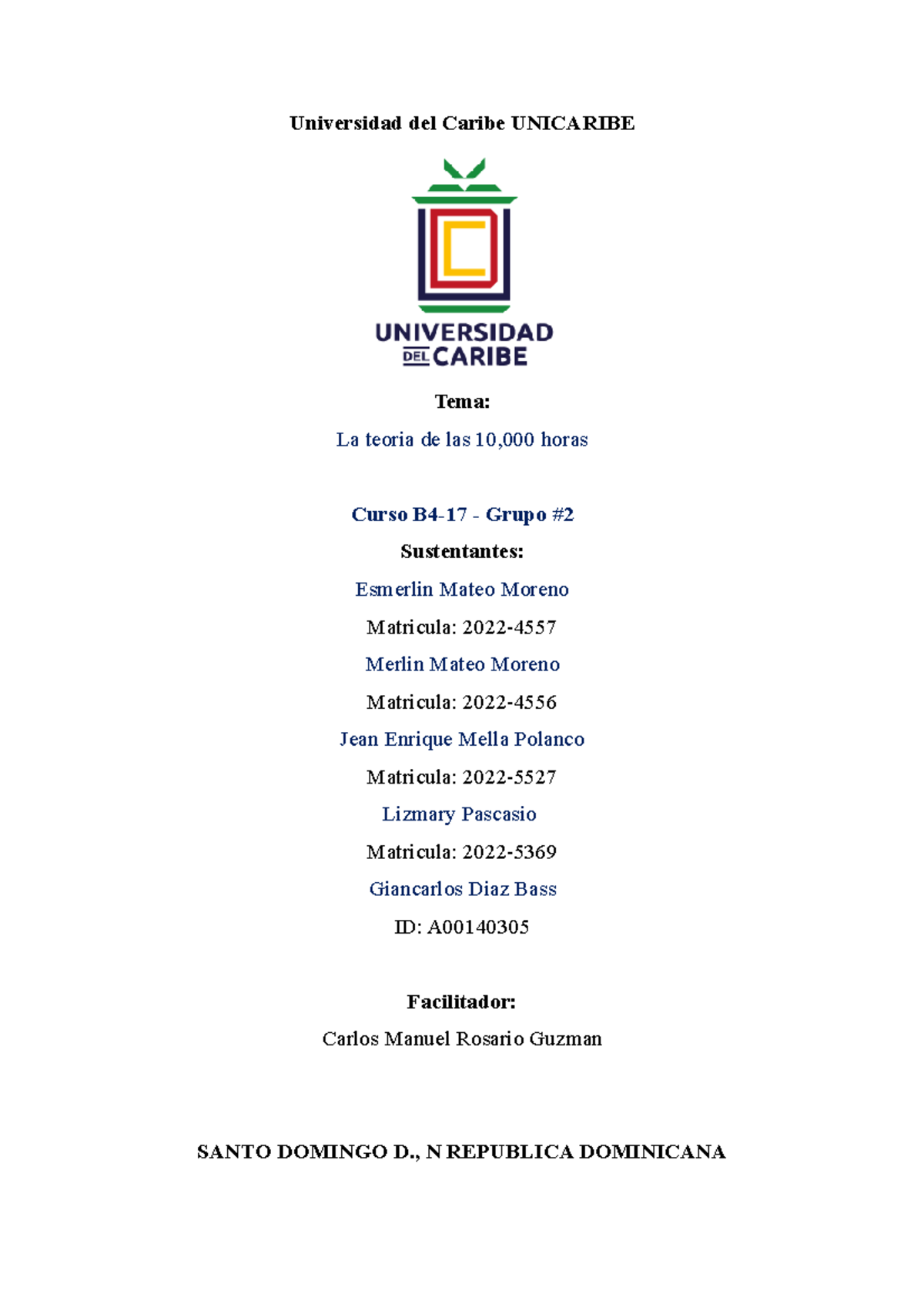 La teoria de las 10,000 horas - Resumen completo - Universidad del ...