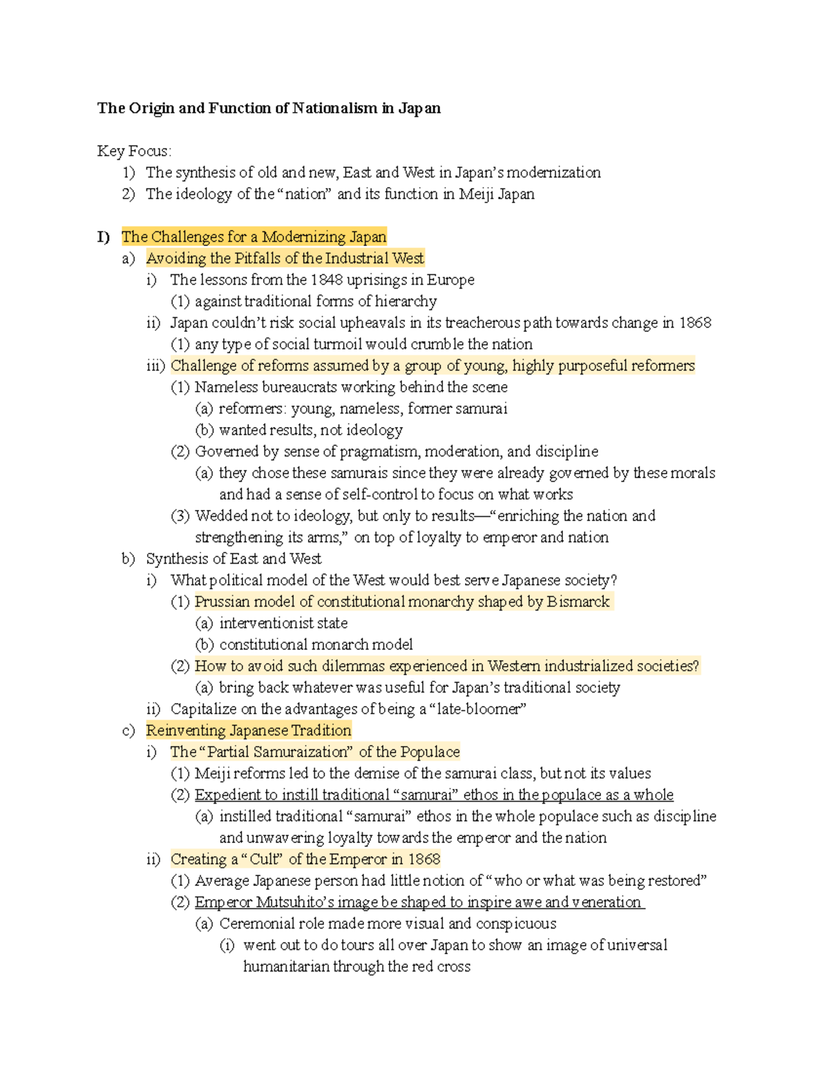 The Origin and Function of Nationalism in Japan - nationalism (1 ...