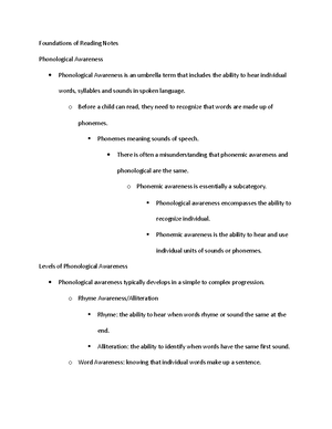 Foundations of Reading Notes Part 3 - Foundations of Reading Notes ...