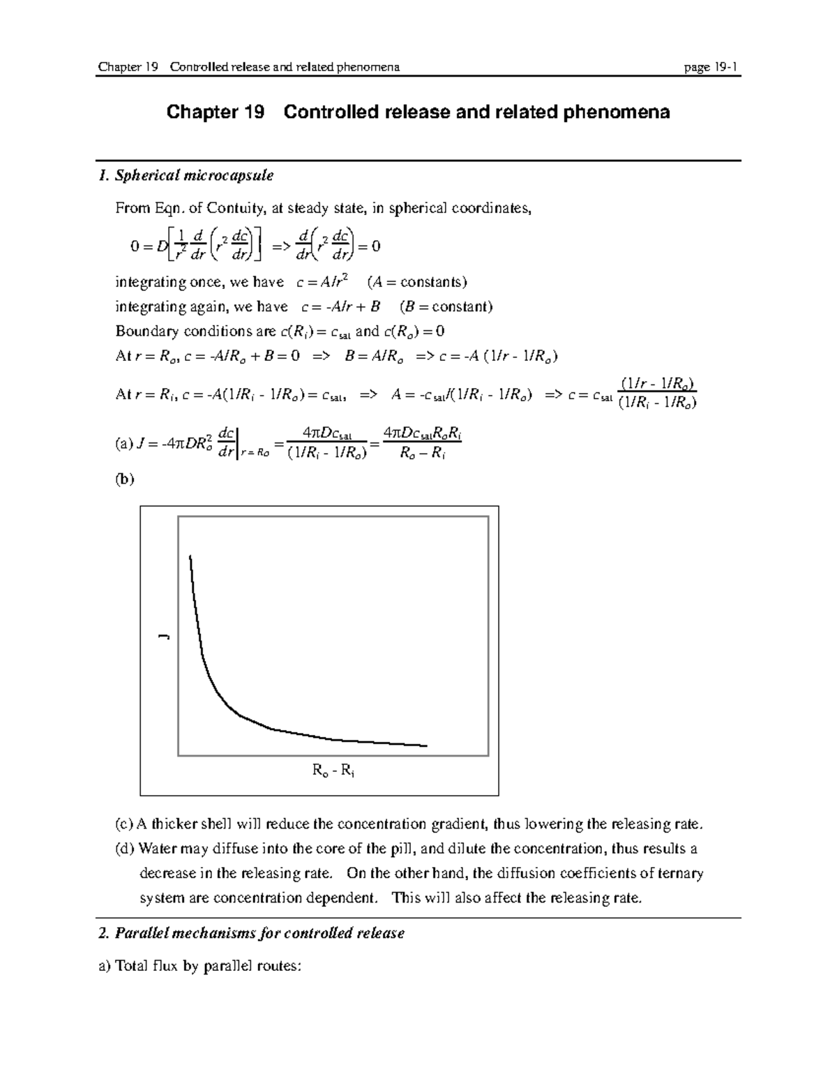 Chapter 19 solutions - Advanced Mass Transfer solution - Chapter 19 ...