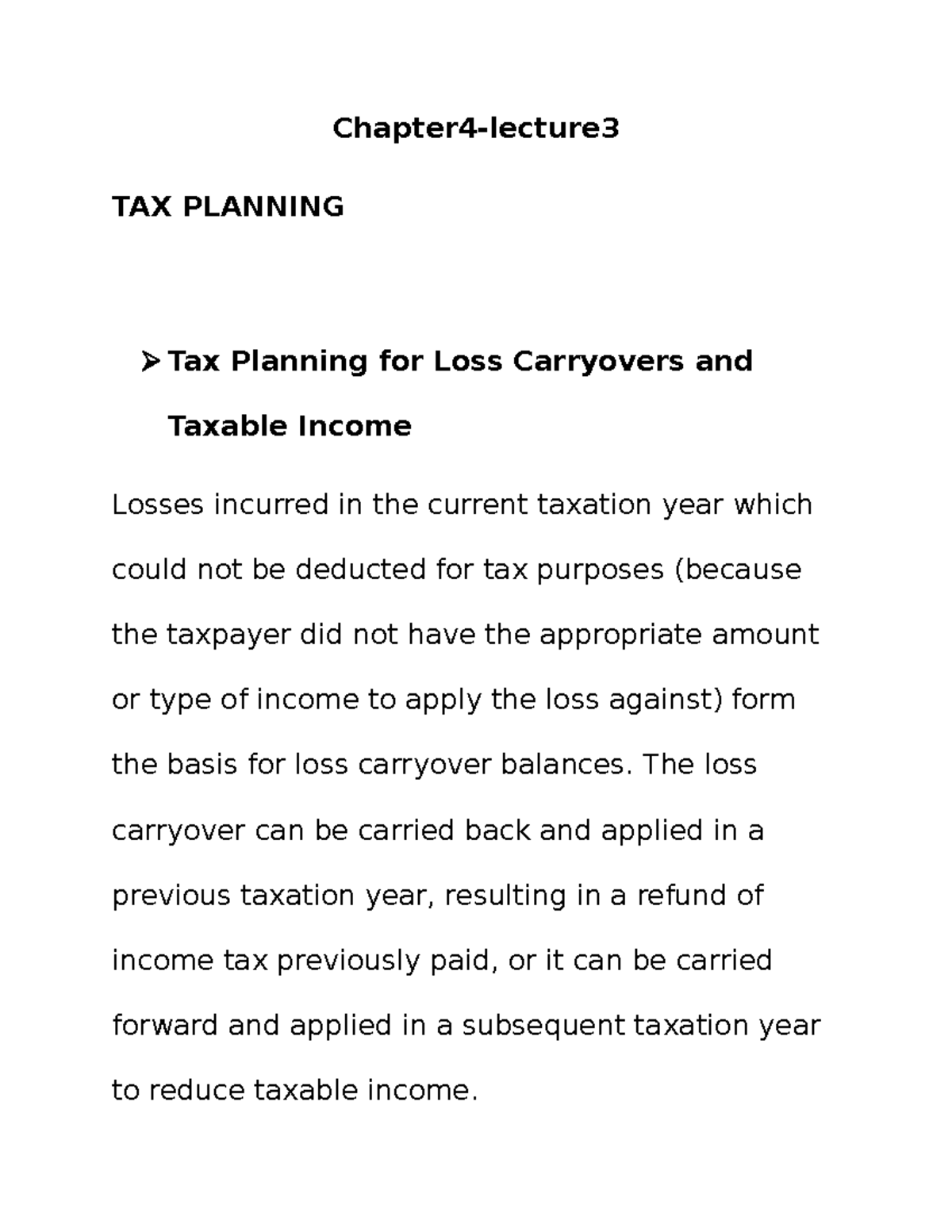 Chapter 4-lecture 3, Byrd&chen's Canadian tax principles - Chapter4 ...
