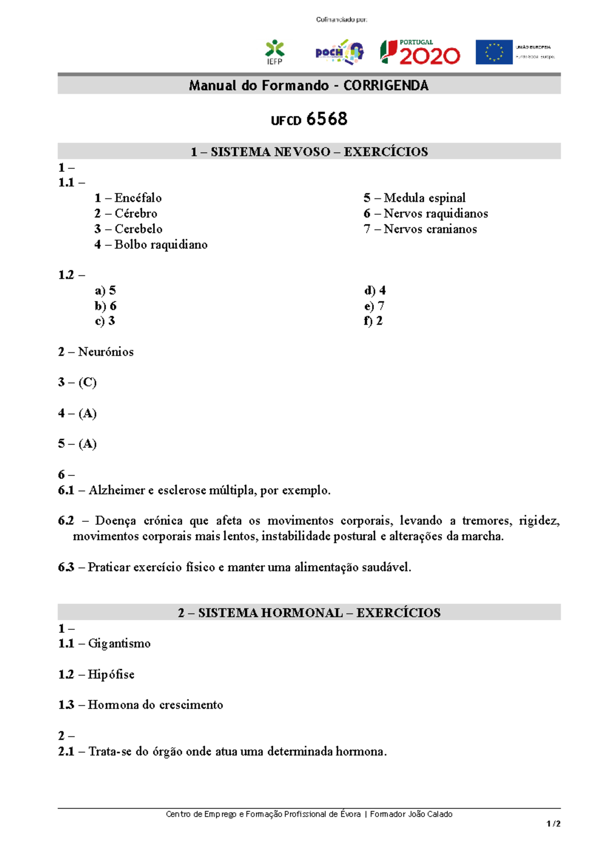 UFCD 6568 Manual Corrigenda Exercicios - Manual do Formando ...