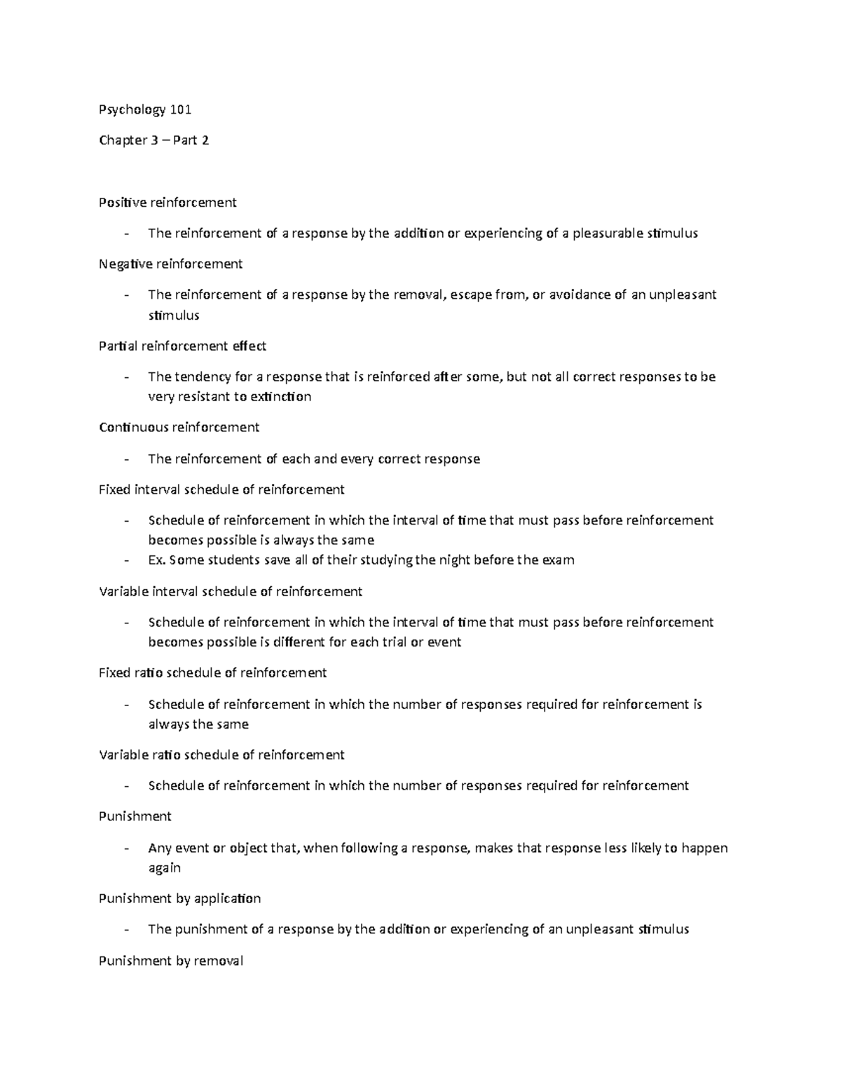 General Psychology - Chapter 3 - Part 2 - Psychology 101 Chapter 3 ...