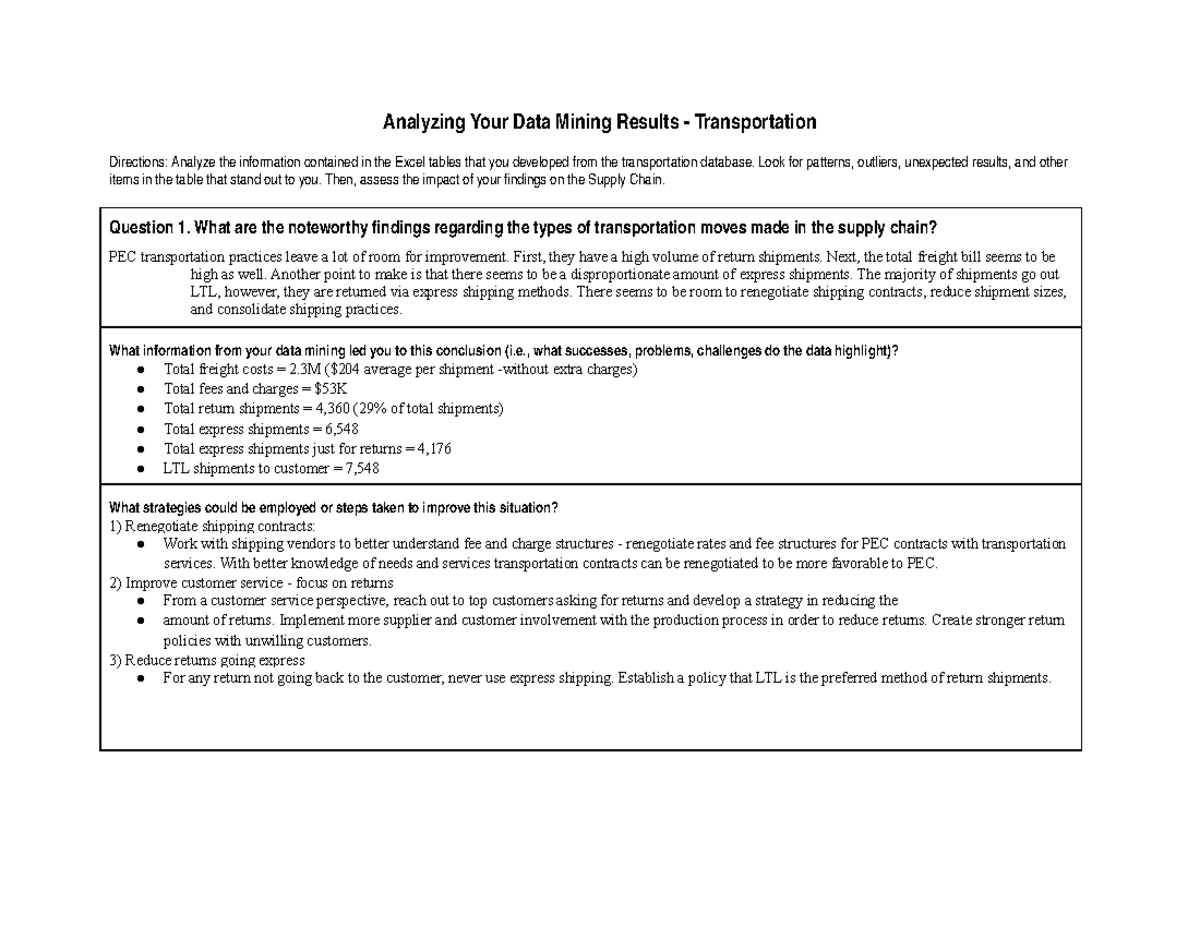 5300+Project+-+Transportation+Analysis+Template copy-2 - Analyzing Your ...