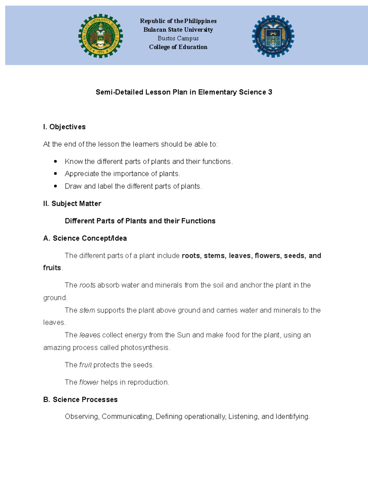 Lesson-PLAN- Angel - ... - Semi-Detailed Lesson Plan in Elementary ...