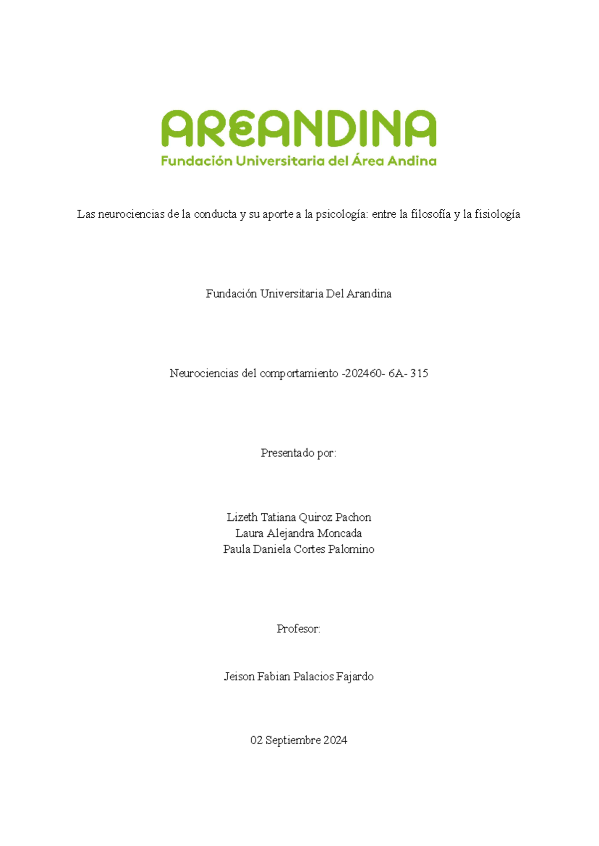 Bases neurales de la conducta - Las neurociencias de la conducta y su ...