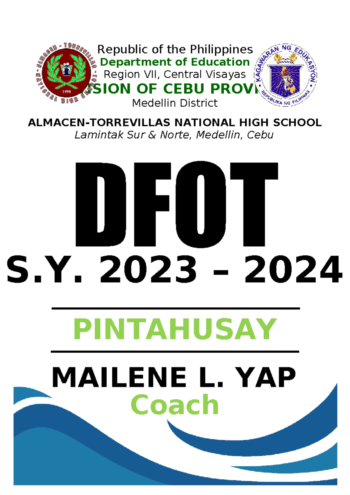 DFOT Cover-Page-Girls - Bachelor of Science In Accountancy - Republic ...